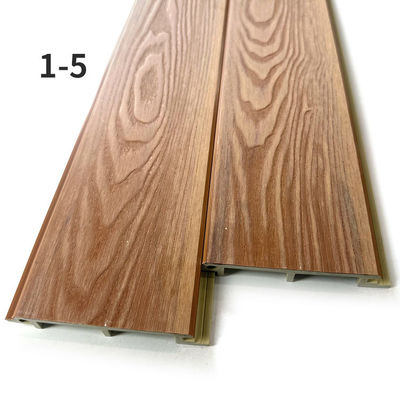 Recycled WPC Wood Cladding Composite Slatted Cladding Board Various Colors